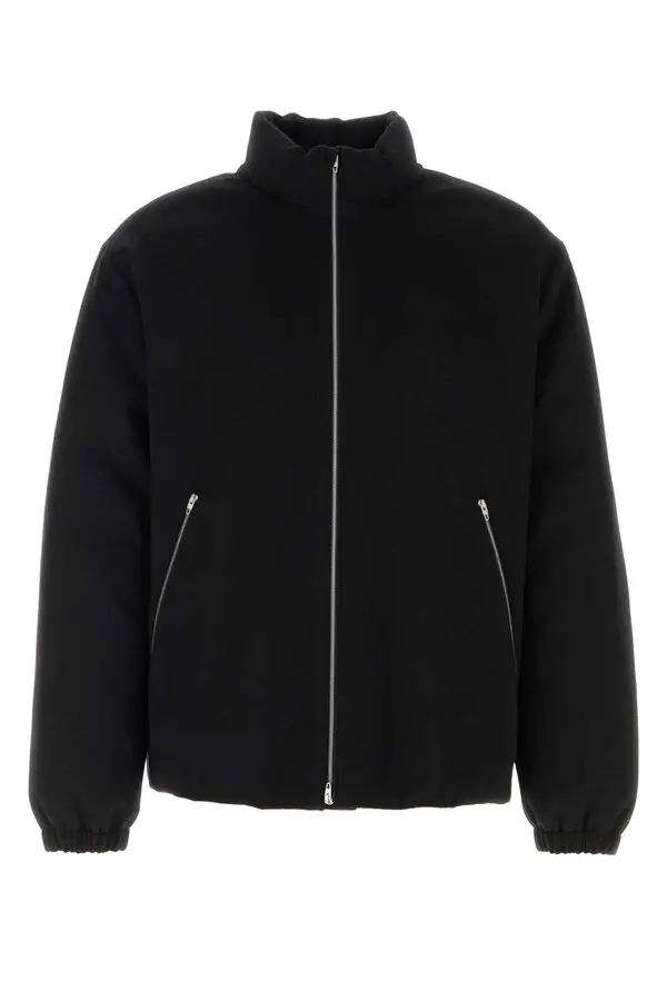 JIL SANDER Wool Down Jacket - Black