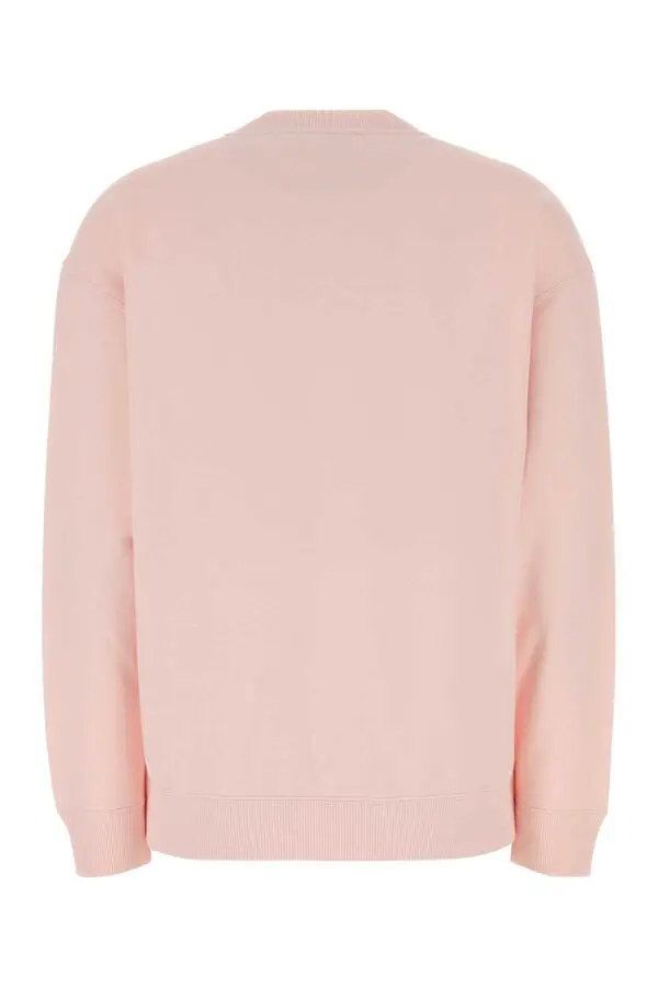 JIL SANDER Cotton Crewneck Sweatshirt - Pink