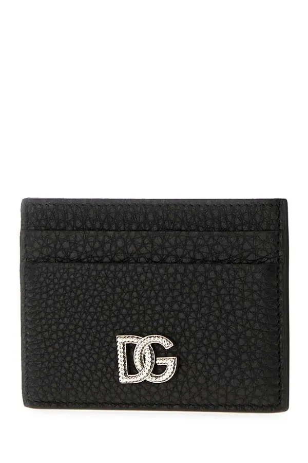 Dolce & Gabbana Leather Card Holder - Black