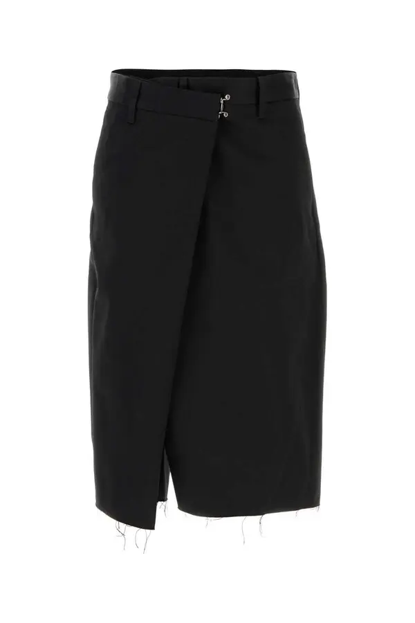MAISON MARGIELA Cotton Bermuda Shorts - Black