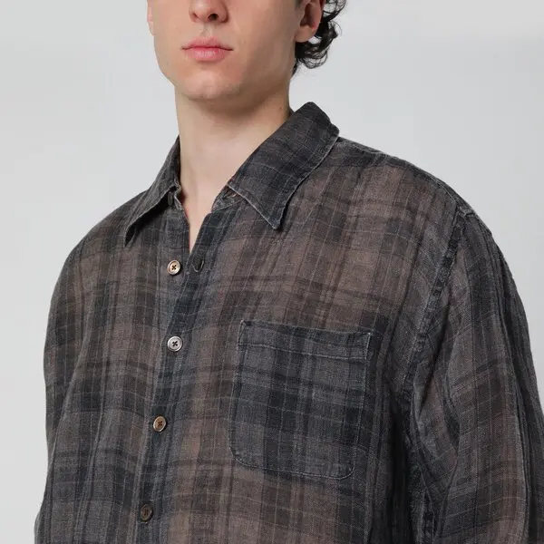 Our Legacy Linen Check Shirt