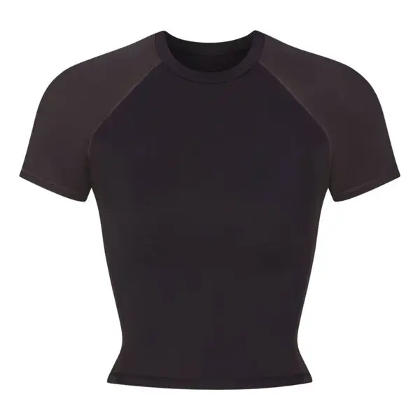Nike X Skims Matte Shine Mix Short-sleeve Crop Top