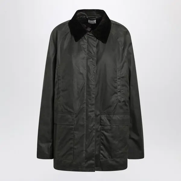 TOTEME Forest Waxed Cotton Country Jacket - Green