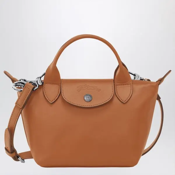 Longchamp Handbag Le Pliage Xtra Xs In Cashew Colour - Cream