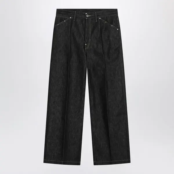 LEMAIRE Slate-colored Jeans With Studs