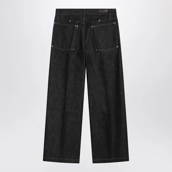 LEMAIRE Slate-colored Jeans With Studs