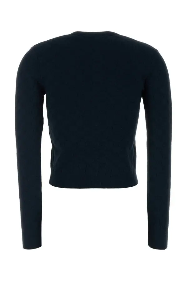Gucci Navy Knit Cardigan