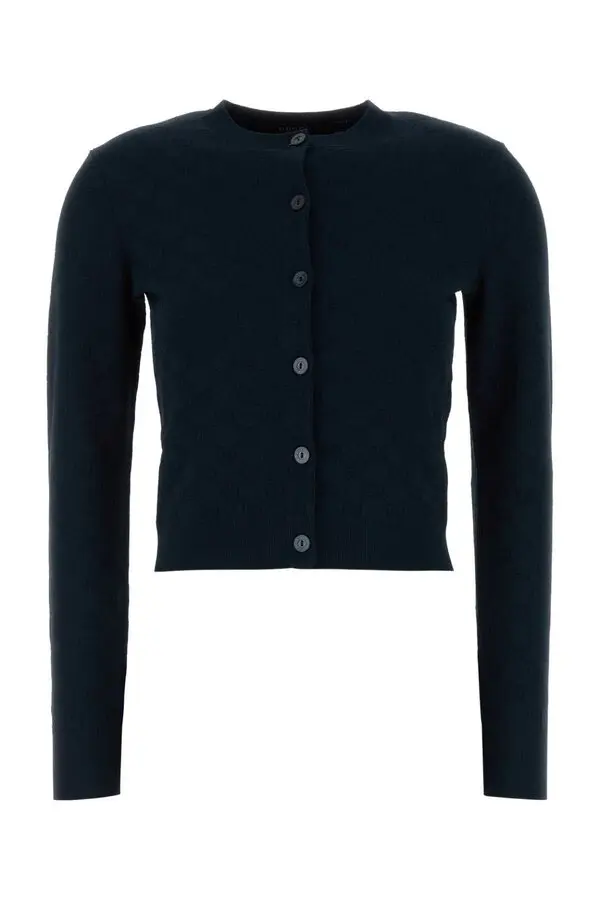 Gucci Navy Knit Cardigan - Blue