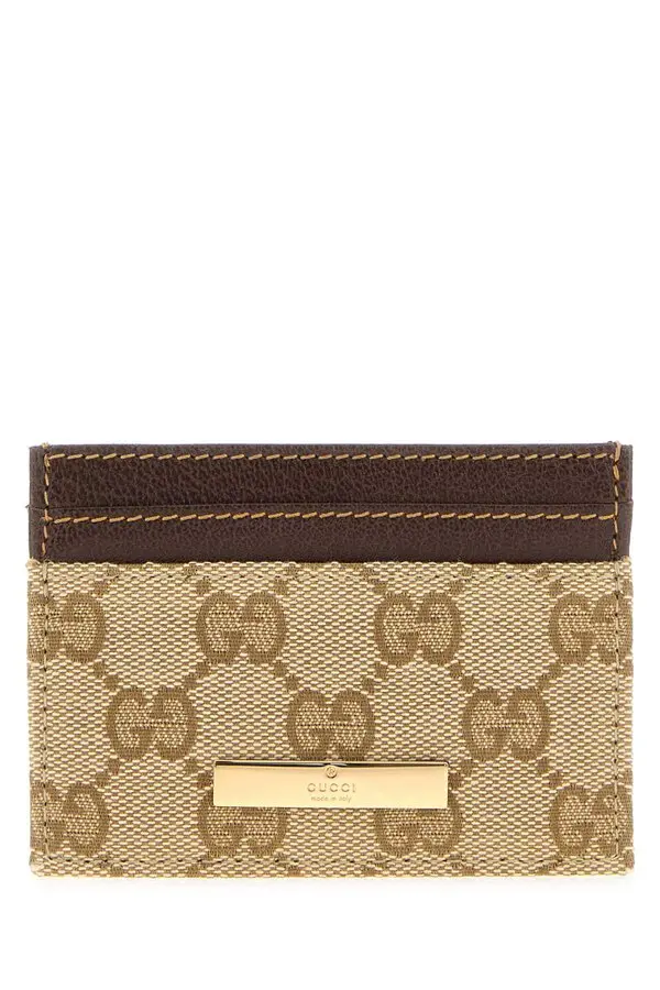 Gucci Gg Fabric Card Holder - Multicolor