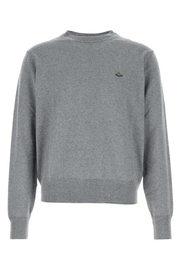 VIVIENNE WESTWOOD Alex Crewneck Sweater - Gray