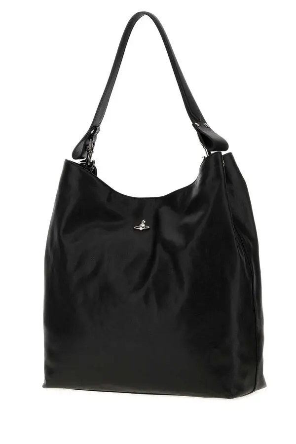 VIVIENNE WESTWOOD Leather Large Lottie Shopping Bag