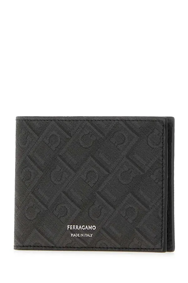 FERRAGAMO Printed Leather Wallet