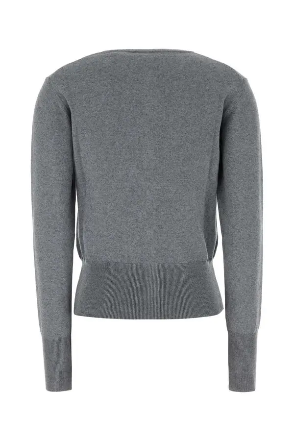 VIVIENNE WESTWOOD Grey Cotton Blend Cardigan
