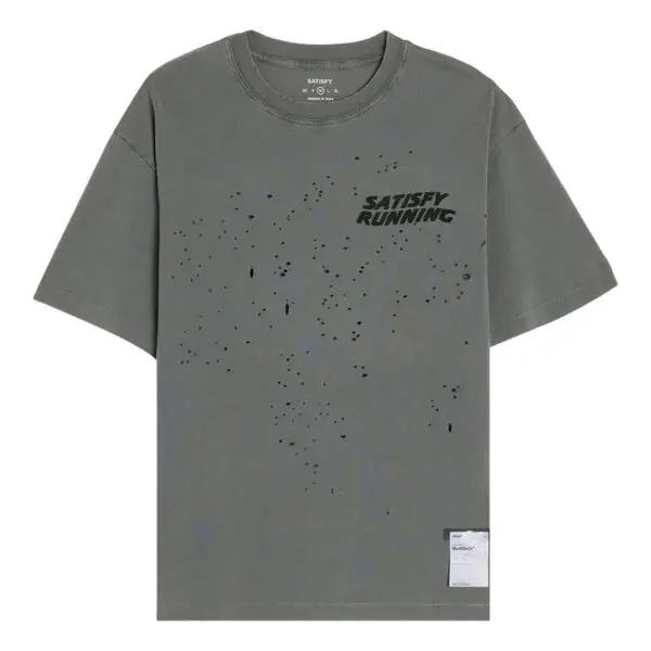 Satisfy Mothtech T-shirt - Faded Black
