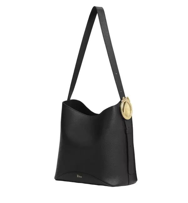 Dior Medium Medaillon Bucket Bag - Black