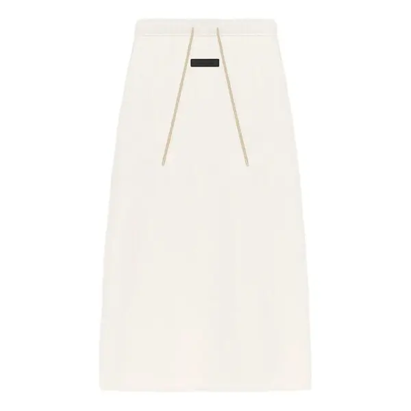 Fear Of God Fw23 Jersey Skirt - Cloud Dancer
