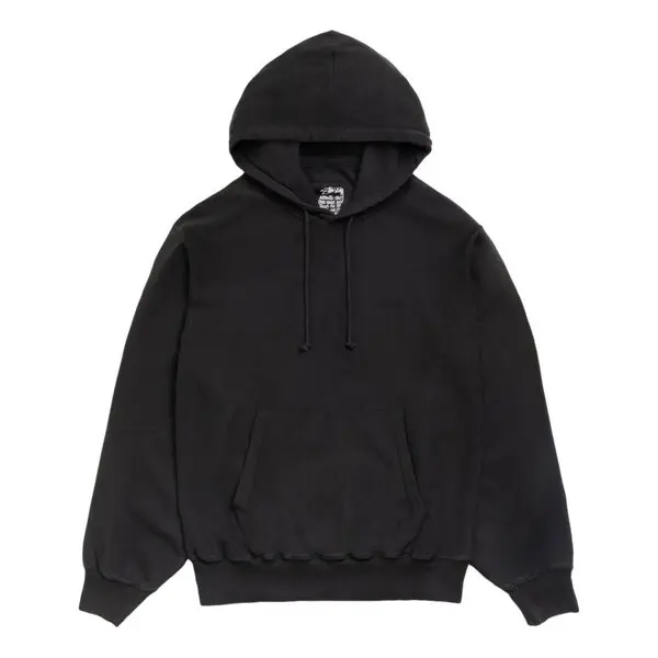 StÜssy Lightweight Terry Hoodie - Black