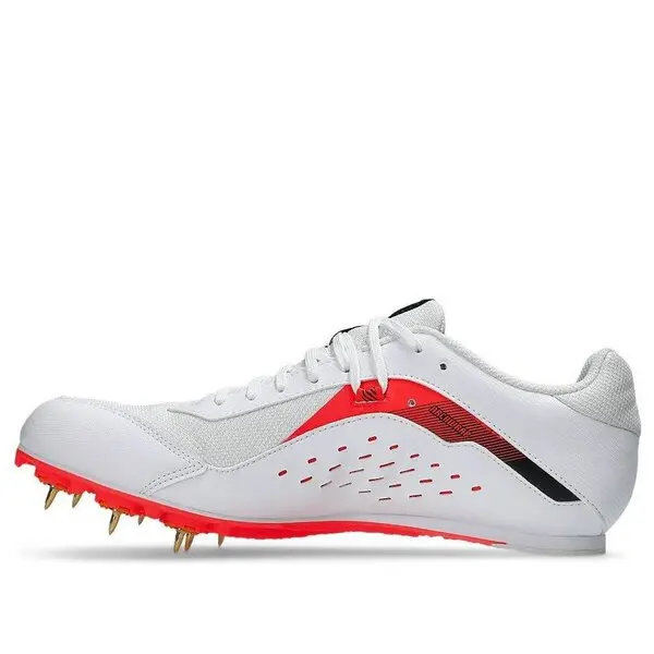 Asics Effort 14 Track Field Spikes - White/red