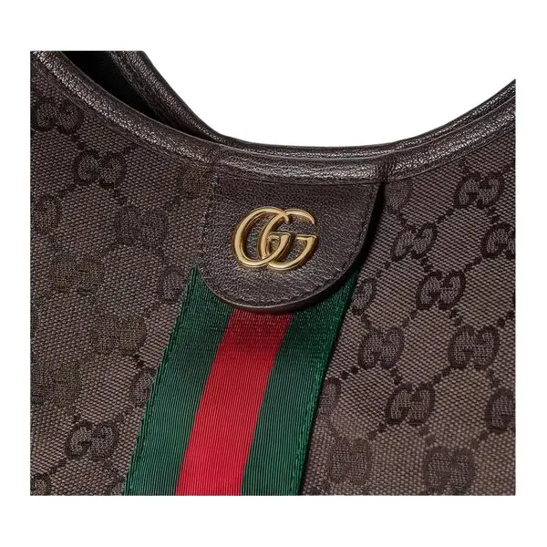 Gucci Giglio Large Tote Bag - Dark Brown