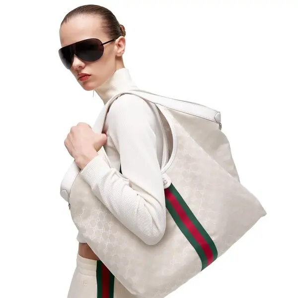 Gucci Giglio Tote Bag - Ivory