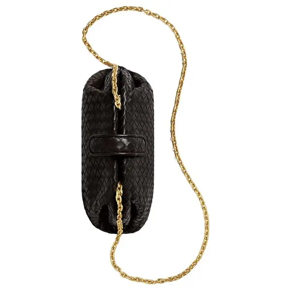 Bottega Veneta Small Lauren 1980 Clutch - Espresso