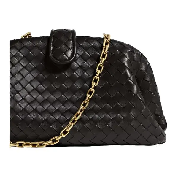 Bottega Veneta Small Lauren 1980 Clutch - Espresso