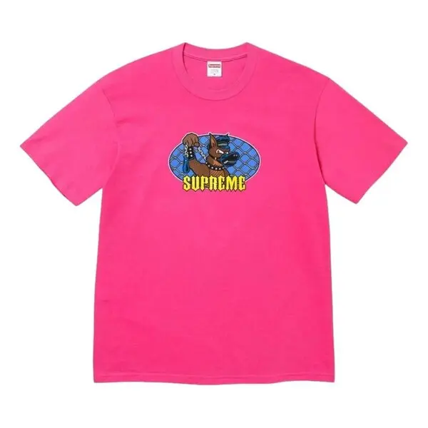 Supreme Ss26 Leash T-shirt - Fuchsia