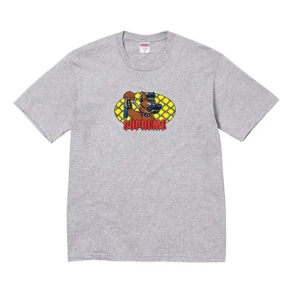 Supreme Ss26 Leash T-shirt - Heather Grey