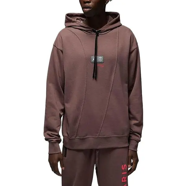 JORDAN X Paris Saint-germain Pullover Hoodie - Plum Eclipse/bright Crimson