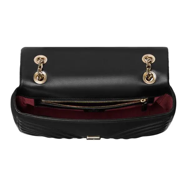 Gucci Gg Marmont Medium Shoulder Bag - Black