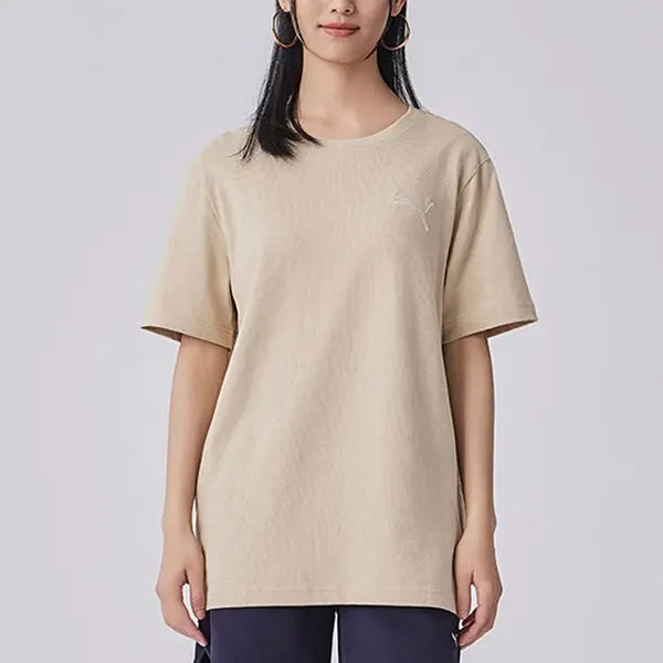 PUMA Classics Logo T-shirt - Tan