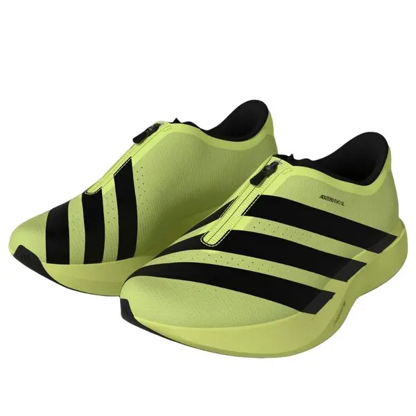 Adidas Adizero Evo Sl Zip Athletic Sneakers - Volt