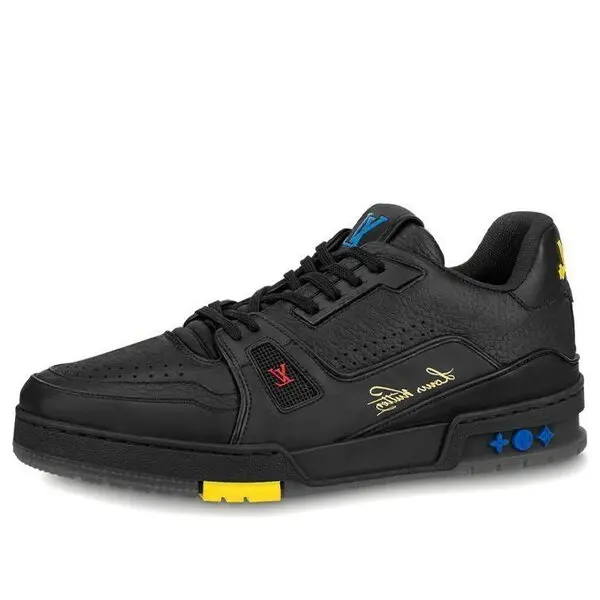 LOUIS VUITTON Trainer Sneakers - Black/blue/red
