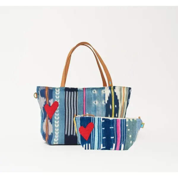 UBUNTU LIFE Baule Heart Bundle - Blue