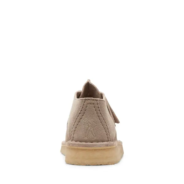 Clarks Desert Trek Suede Lace-up Casual Shoes - Sand