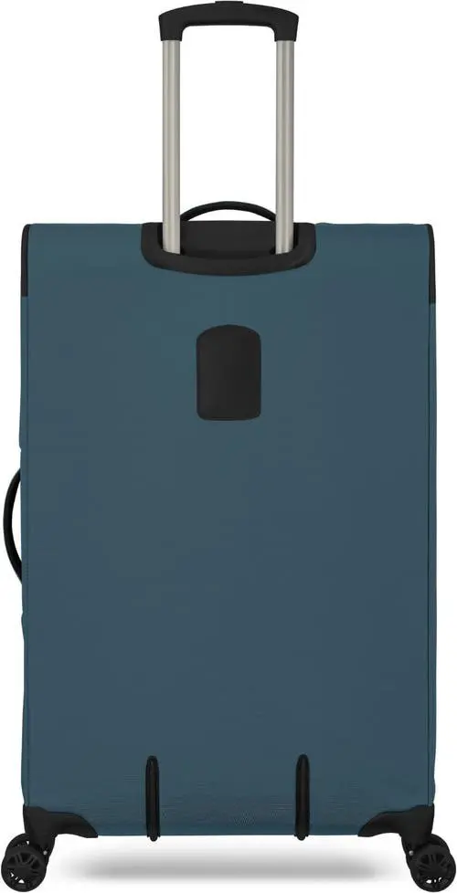 WALLYBAGS Stratford Softside 29" Large Checked Spinner Luggage - Teal