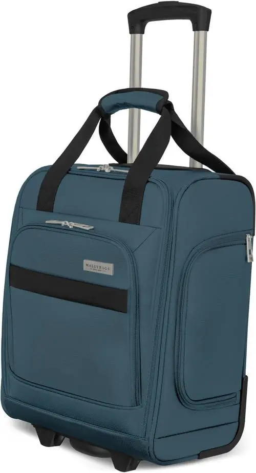 WALLYBAGS Stratford Softside 16" Underseat Carry On Luggage