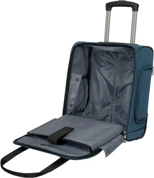 WALLYBAGS Stratford Softside 16" Underseat Carry On Luggage