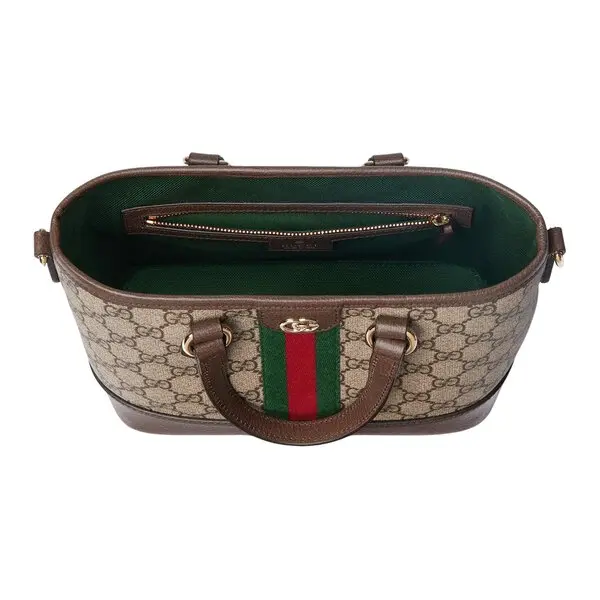 Gucci Ophidia Small Tote Bag - Beige/dark Brown