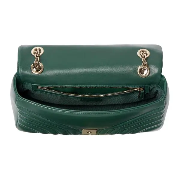 Gucci Gg Marmont Medium Shoulder Bag - Green