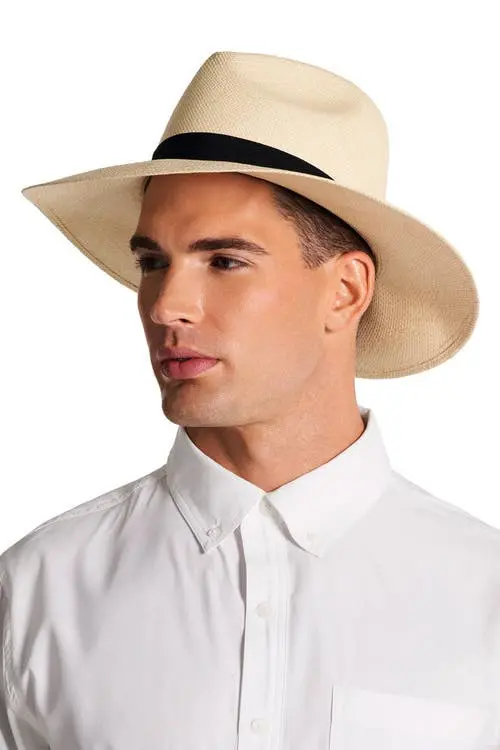 Coolibar Cuenca Wide Brim Panama Hat