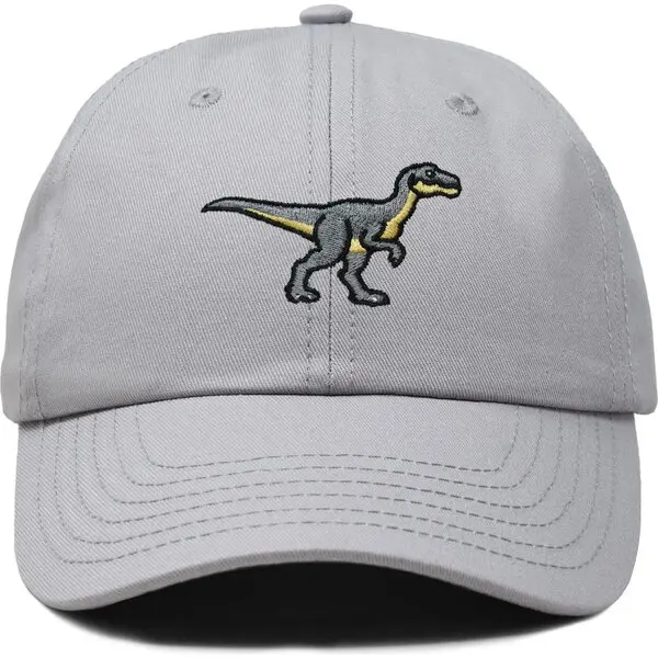 DALIX Velociraptor Dad Cap - Gray