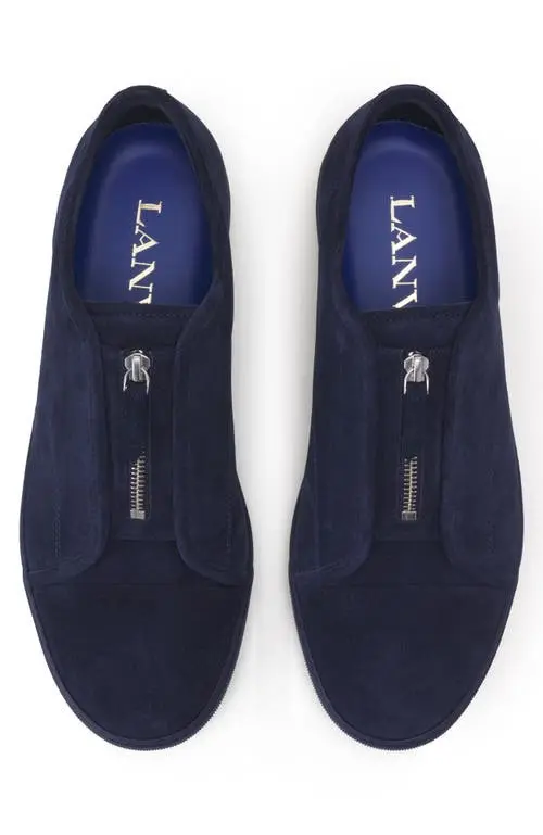 LANVIN Dbb1 Suede Zip Sneakers