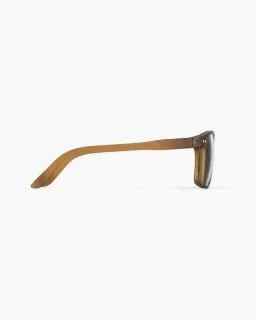 IZIPIZI Journey Polarized Rectangular Sunglasses - Hazel
