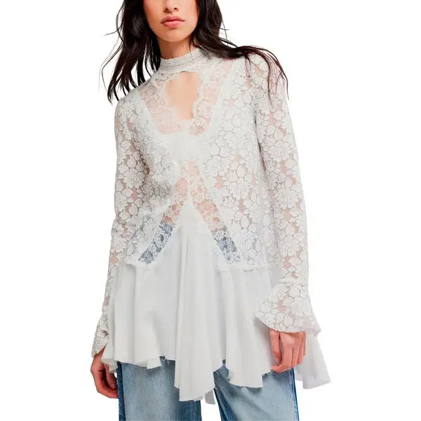 Free People First Crush Lace Tunic