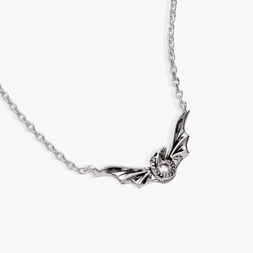 ALEX AND ANI House Of The Dragon Syrax Necklace - Silver
