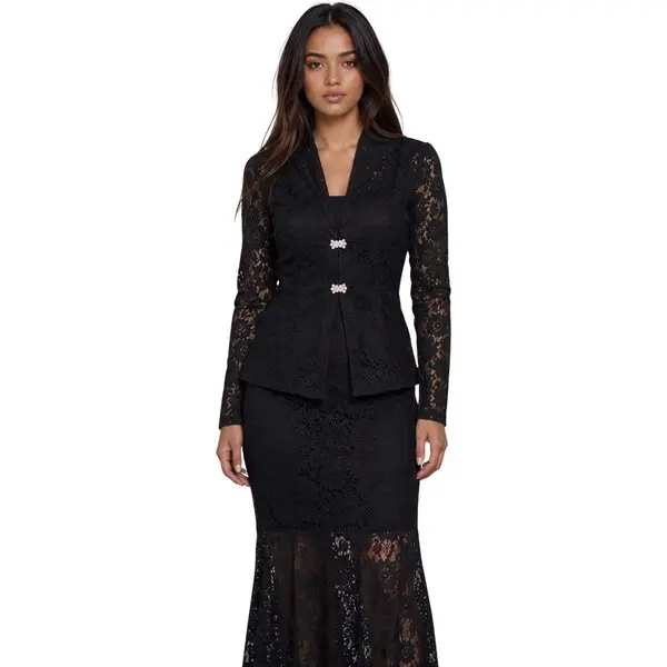 AKALIA The Valentina Lace Blazer