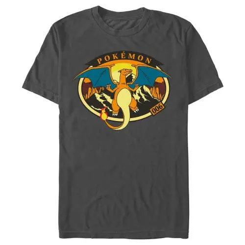 POKEMON Charizard 006 Short Sleeve Graphic T-shirt