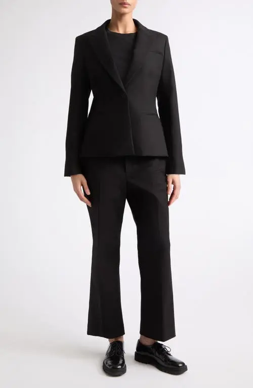 Partow Sullivan Creased Flare Cotton Twill Pants