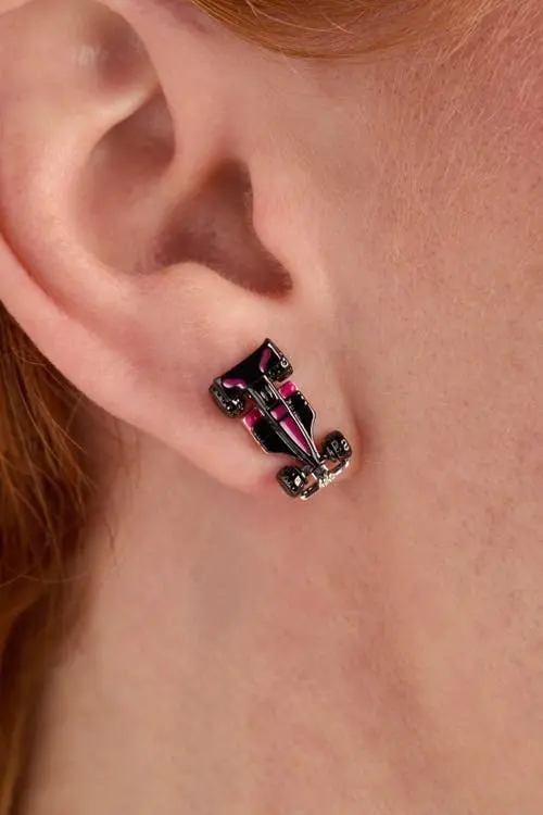 ALEX AND ANI Hot Wheels Racecar Stud Earrings